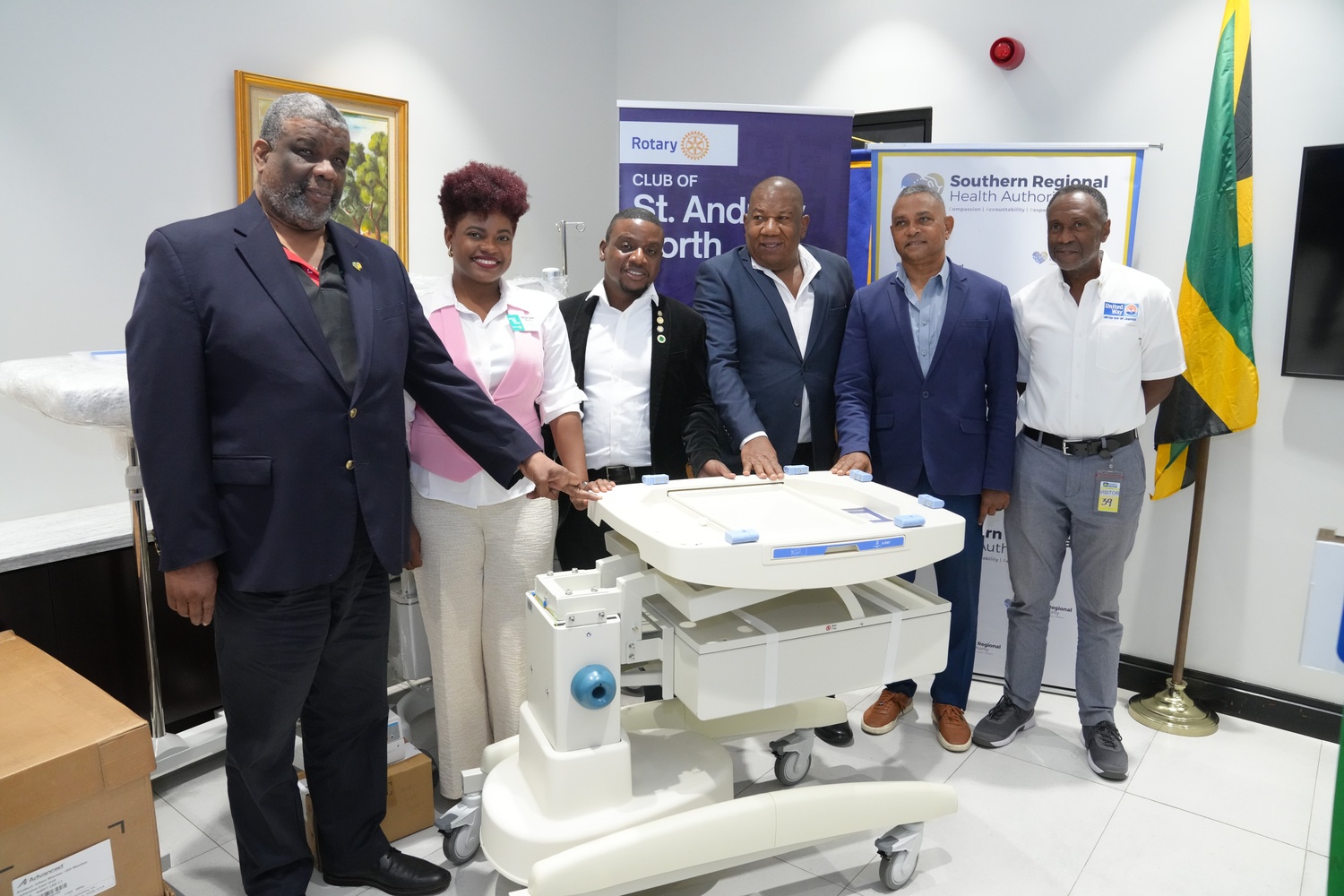 Black River Hospital gets US$20,000 equipment boost for paediatric care ...