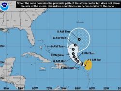 Tropical Storm Earl forms east of Leeward Islands | World News | Jamaica Gleaner